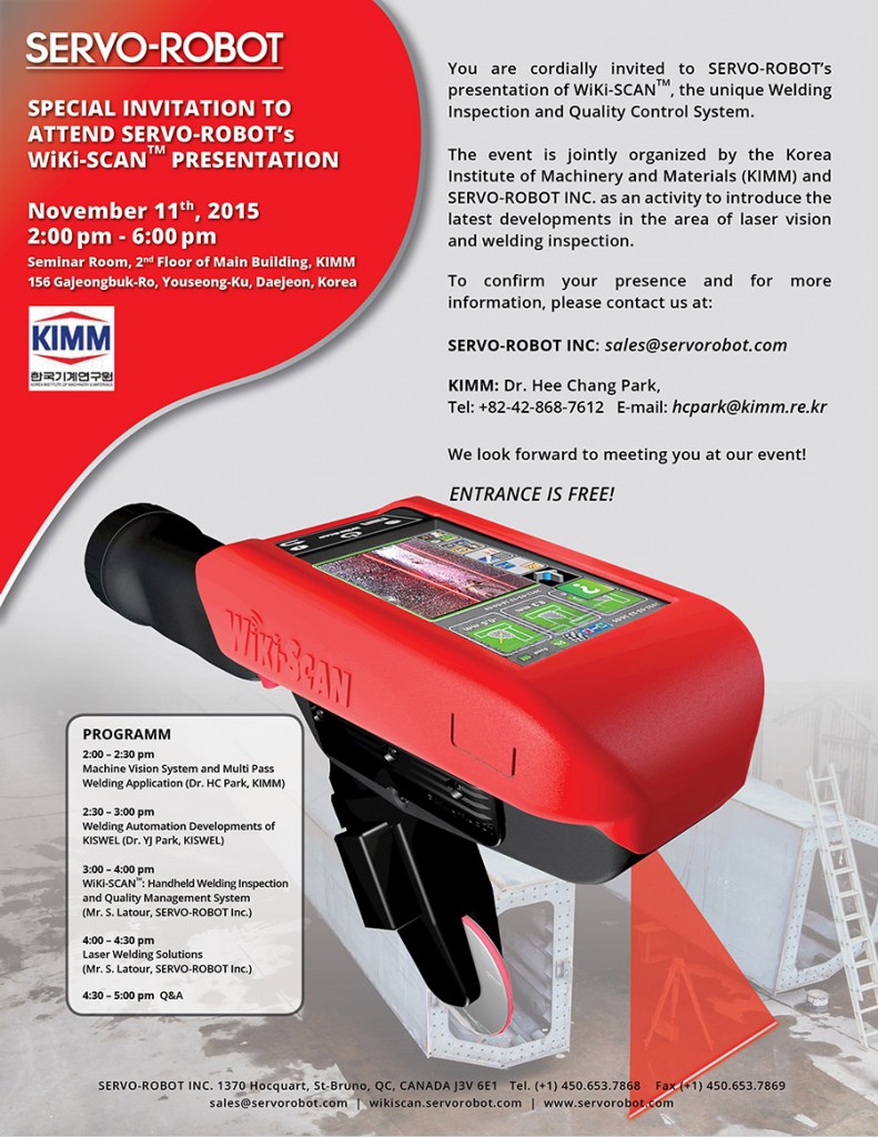 WiKi-SCAN™ Presentation South Korea | SERVO-ROBOT Inc