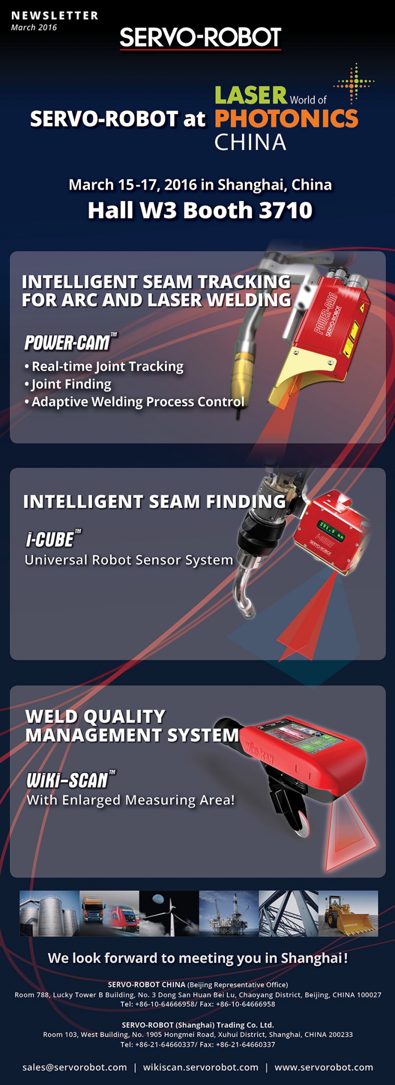 Laser Photonics China 2016 | SERVO-ROBOT Inc
