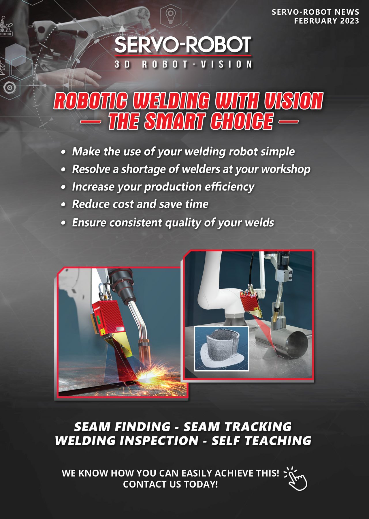 Robotic Welding | SERVO-ROBOT Inc